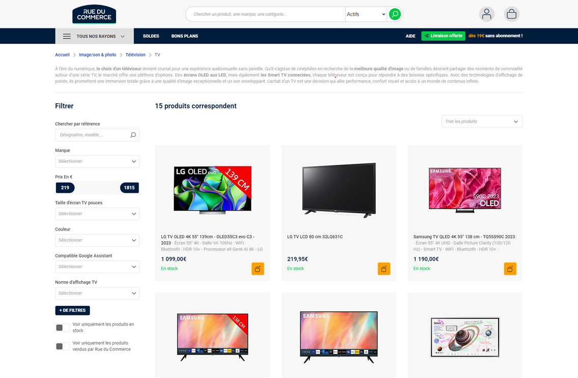 Présentation Rue du commerce - Groupe LDLC