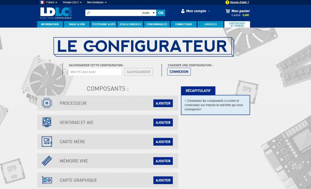 LDLC.com lance son configurateur ! - Groupe LDLC